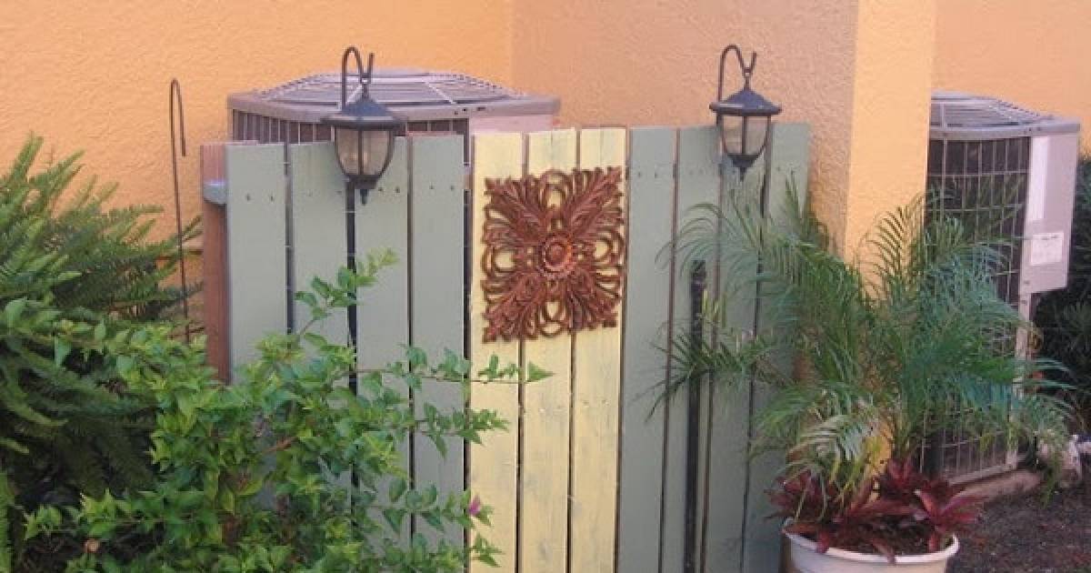 Ways To Hide A Hideous Air Conditioning Unit | ThatViralFeed