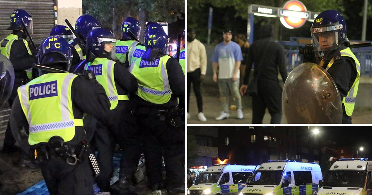 Two Officers Injured As Riot Police Pelted With Bottles At Illegal Rave ...