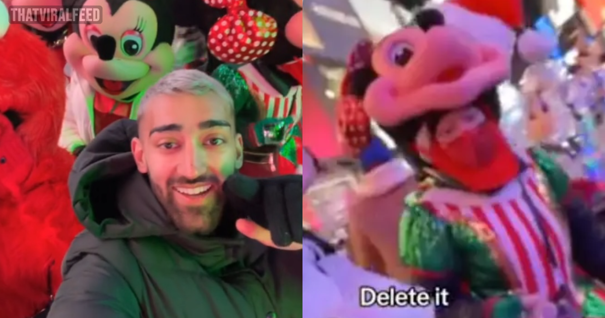 Tourist Chased By Times Square Characters After He Exposes 'Biggest ...